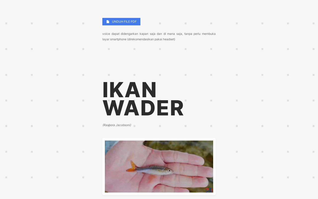 IKAN WADER
